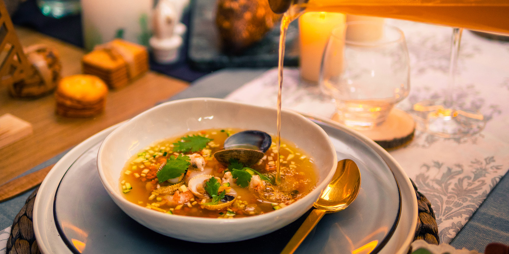 Recette Nage de coquillages thaï | Inspirations Food